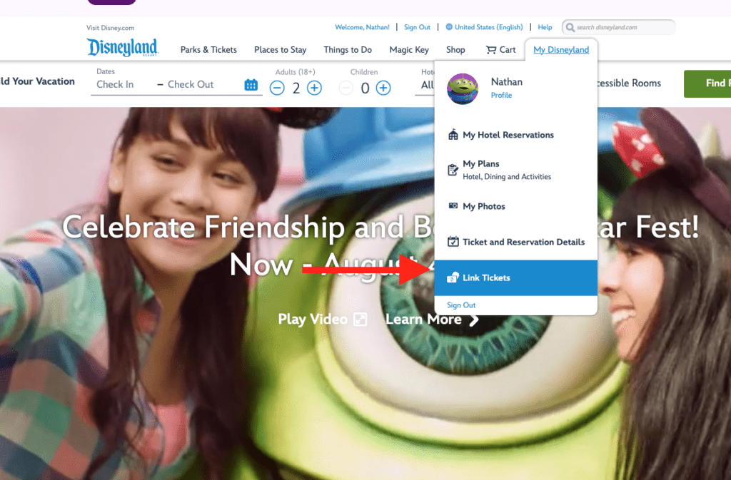 Ultimate Guide For Linking Your Disneyland Ticket To Disneyland Mobile App